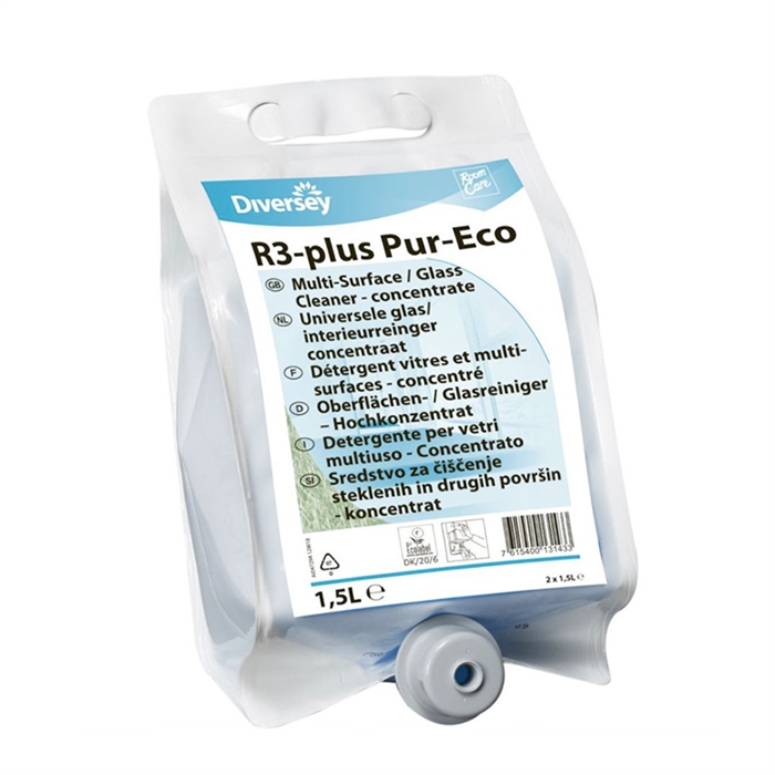 Diversey Room Care R3-plus Pur-Eco Glasrens 2x1,5 ltr.